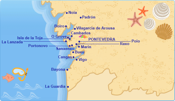 Hoteles en Rías Bajas, Costa de Galicia - Tu Hotel en centraldereservas.com